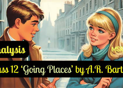 A.R. Barton-Author Of Class 12 "Going Places" - MSRO CLASSROOM